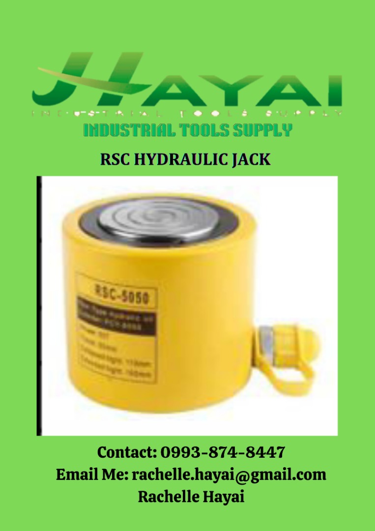 RSC HYDRAULIC JACK, Commercial & Industrial, Industrial Equipment on ...