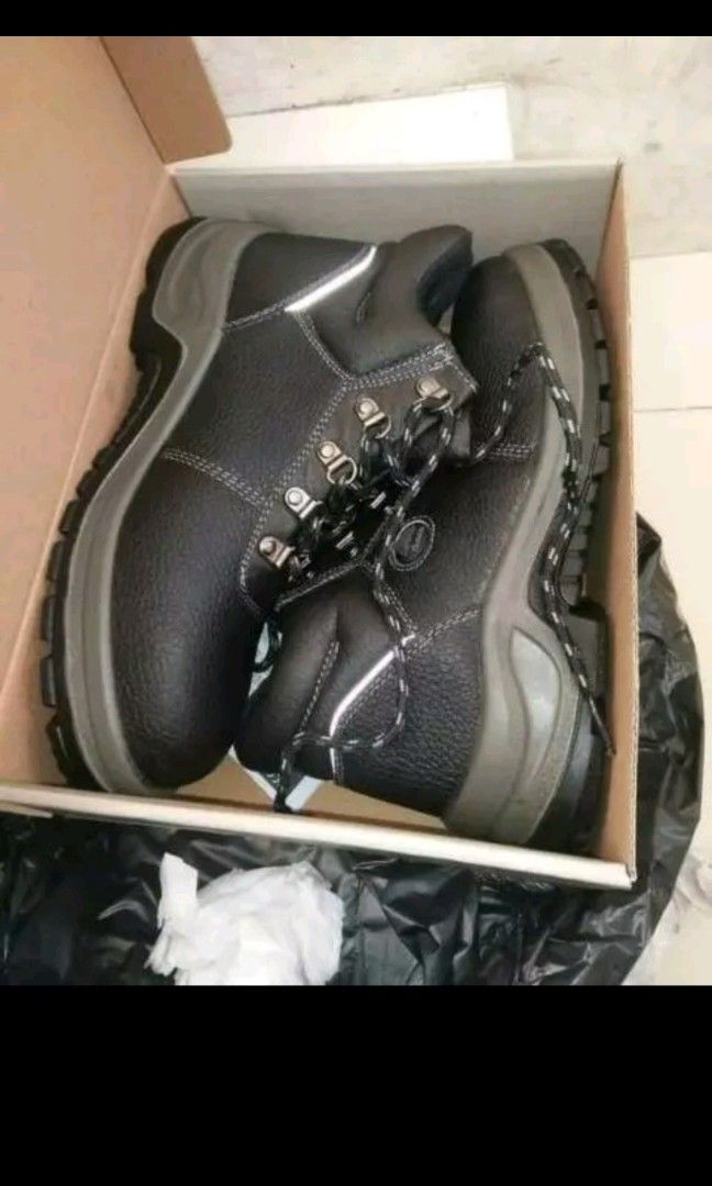 Sepatu Safety Bata Darwin Hitam Original, Fesyen Pria, Sepatu , Lainnya ...