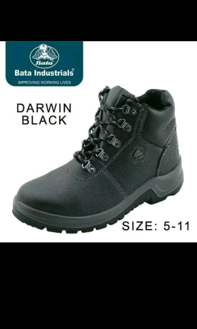 Sepatu Safety Bata Darwin Hitam Original, Fesyen Pria, Sepatu , Lainnya ...