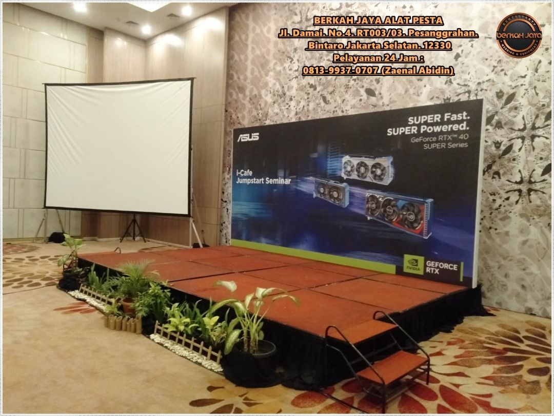 Sewa Panggung Set Backdrop Custom Area Tambun Kota Bekasi, Properti ...