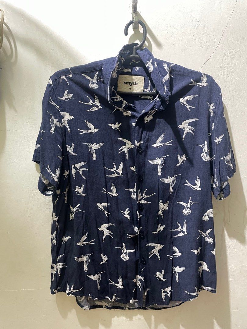 SMYTH BLUE POLO, Women's Fashion, Tops, Shirts on Carousell