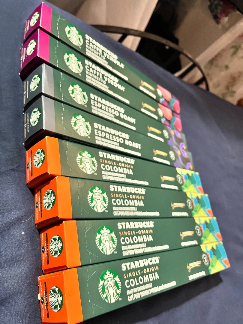 Starbucks Nespresso Combo Pack 8 Sleeves, Food & Drinks, Other Food ...