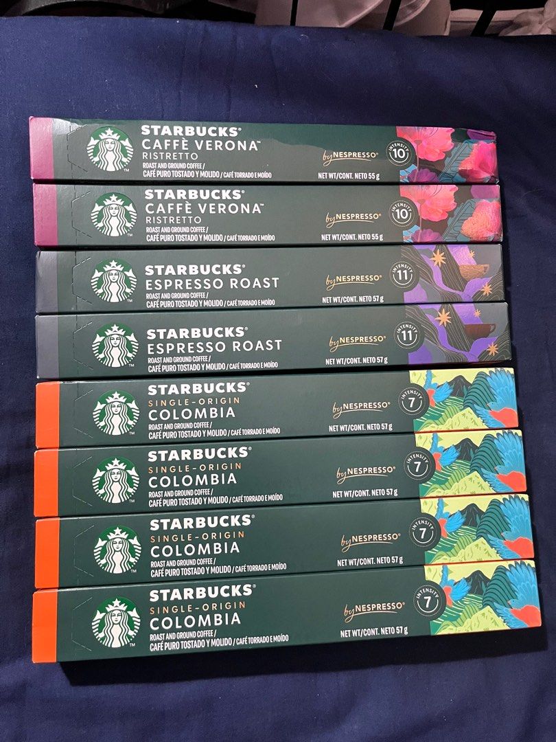 Starbucks Nespresso Combo Pack 8 Sleeves, Food & Drinks, Other Food ...