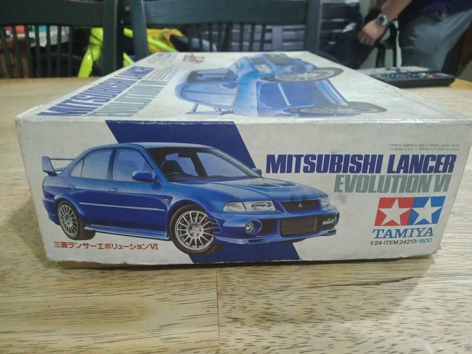 Tamiya 1:24 Mitsubishi Lancer Evolution VI, Hobbies & Toys, Toys ...