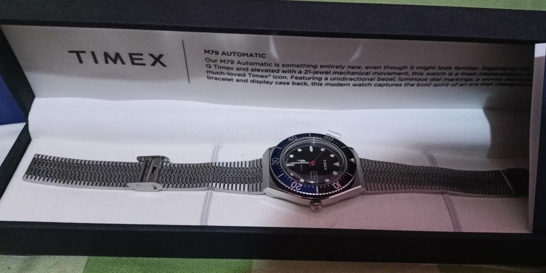 TIMEX M79 AUTOMATIC, Barang Mewah, Jam Tangan di Carousell