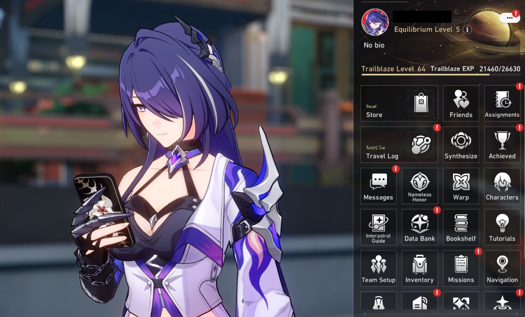 TL 64 Acheron Sparkle Honkai Star Rail HSR Account Imbibitor Lunae Fu Xuan Jing Yuan (E1 Gepard ...