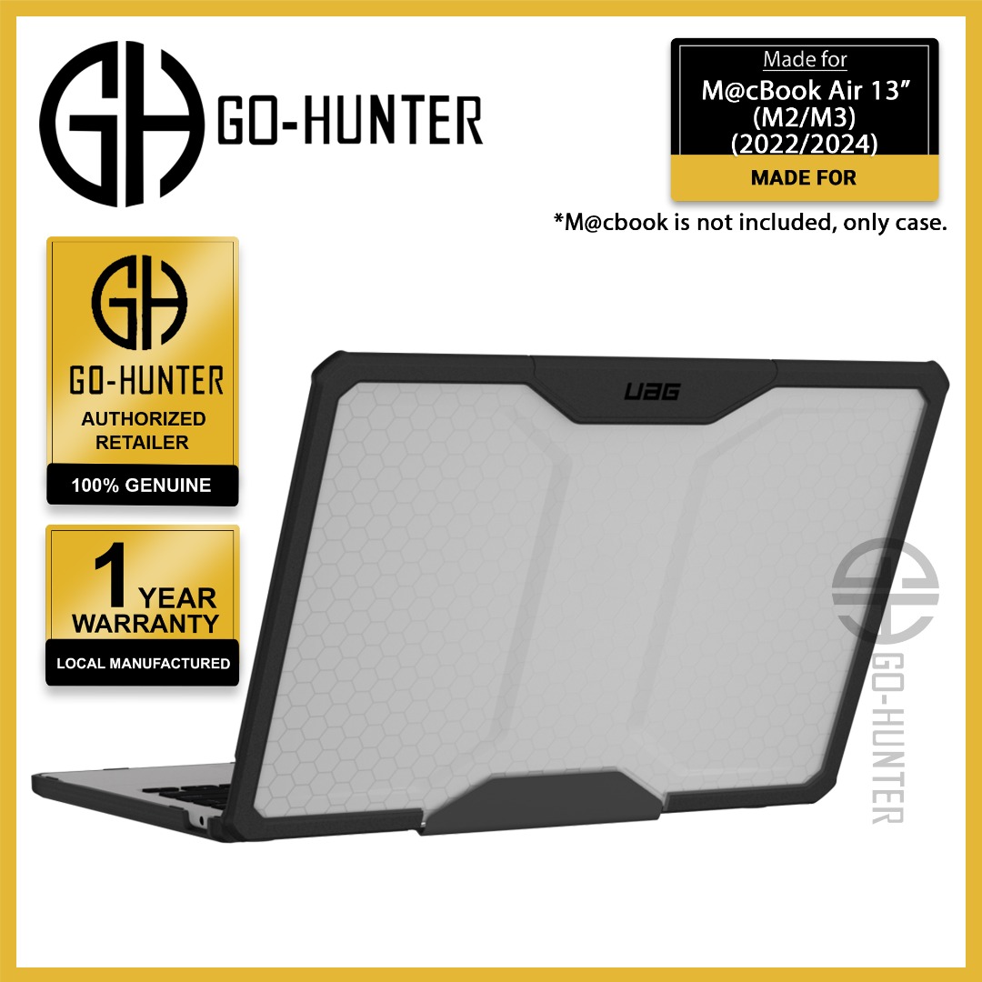 UAG Plyo for MacBook Air 13" ( M2 / M3 ) ( 2022 / 2024 ) - Ice/Black ...