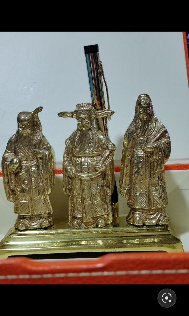 Vintage Chinese Deities Heavy, Furniture & Home Living, Home Decor ...