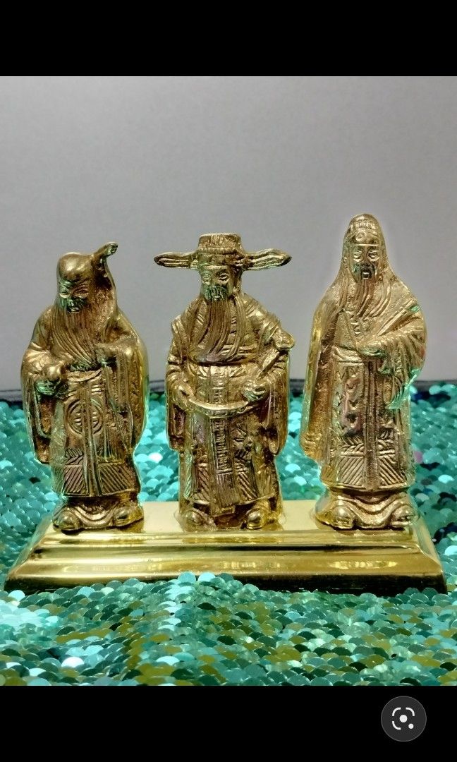 Vintage Chinese Deities Heavy, Furniture & Home Living, Home Decor ...