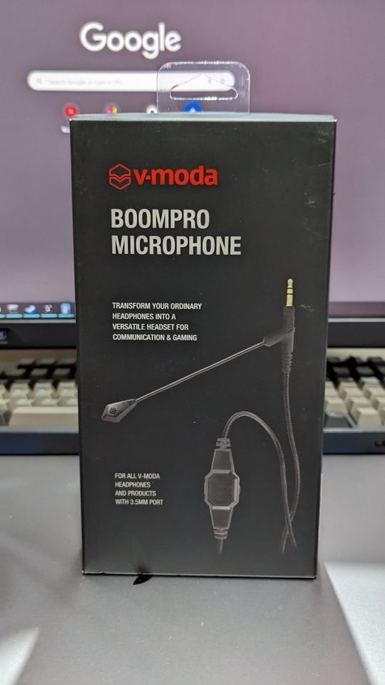 V-MODA Boom Pro Microphone with Free 3.5mm Headphone Adapter Jack Plug ...