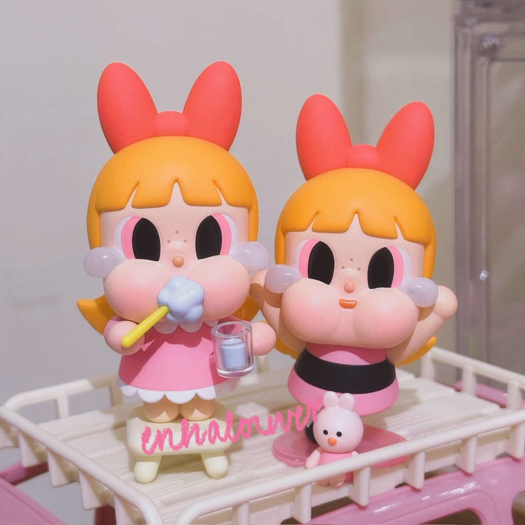 wts lfb ph crybaby powerpuff girls ppg blossom and brushing teeth set ...