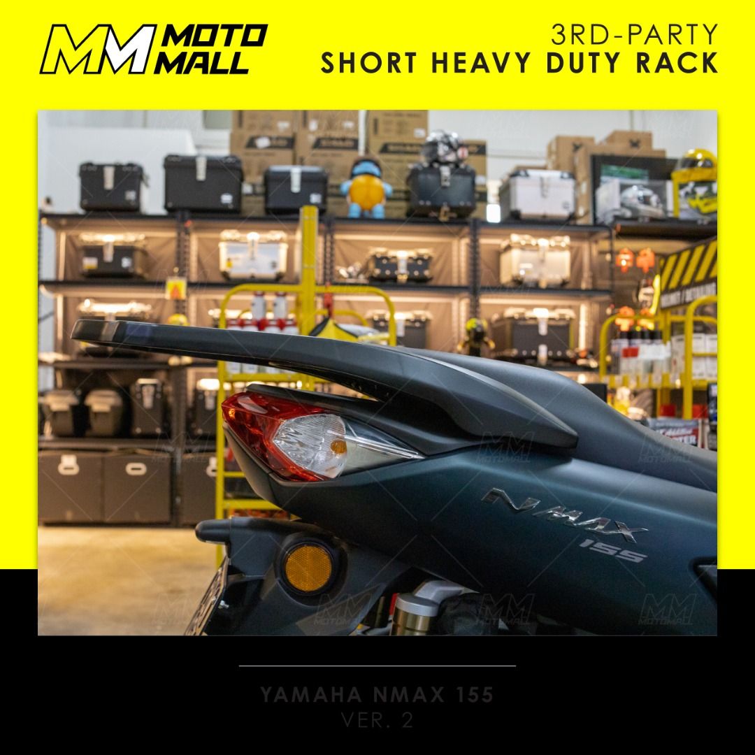 Yamaha NMax V2 Short Rack for Top Box / Luggage, Motorcycles ...
