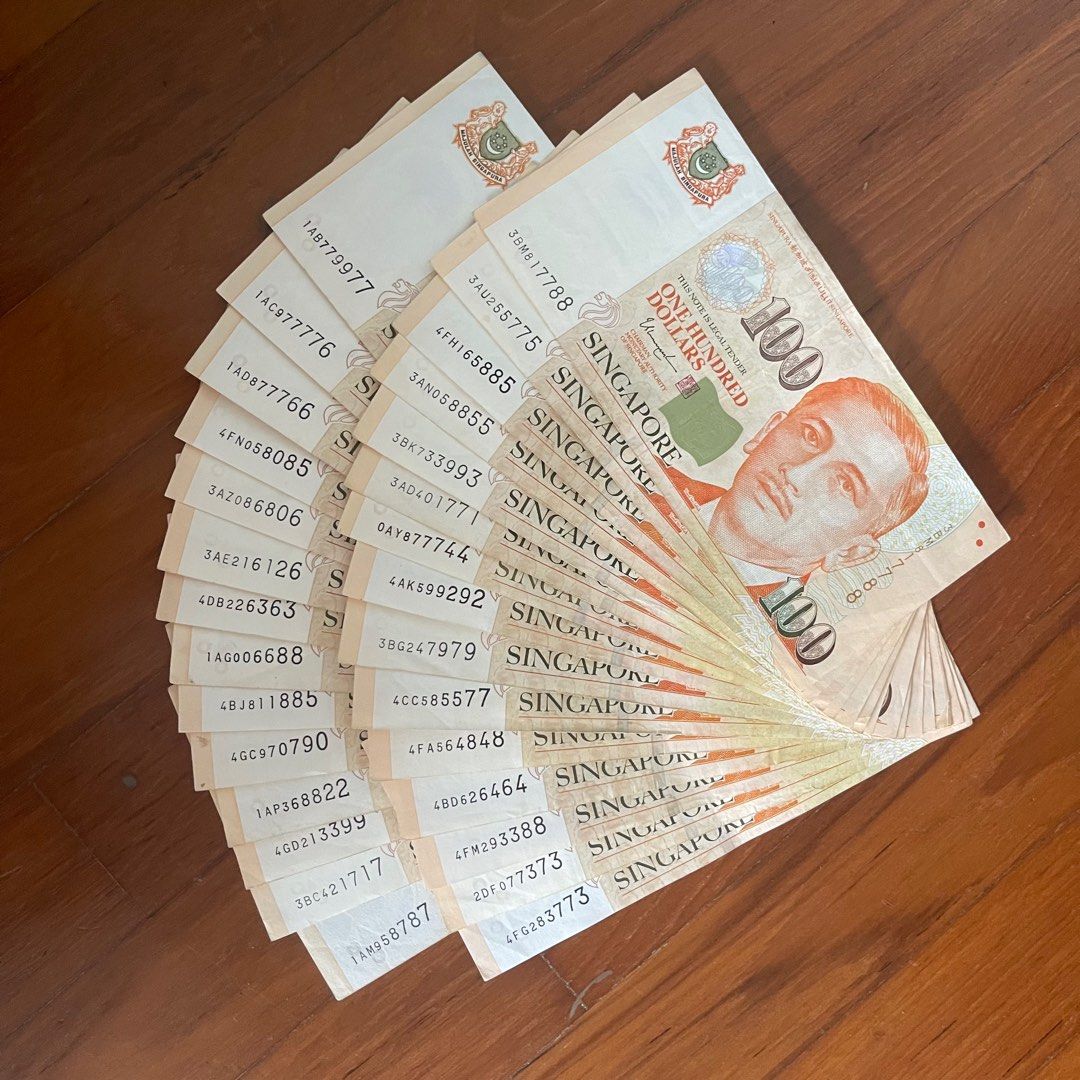 $100 SGD nice serial number, Hobbies & Toys, Memorabilia & Collectibles ...