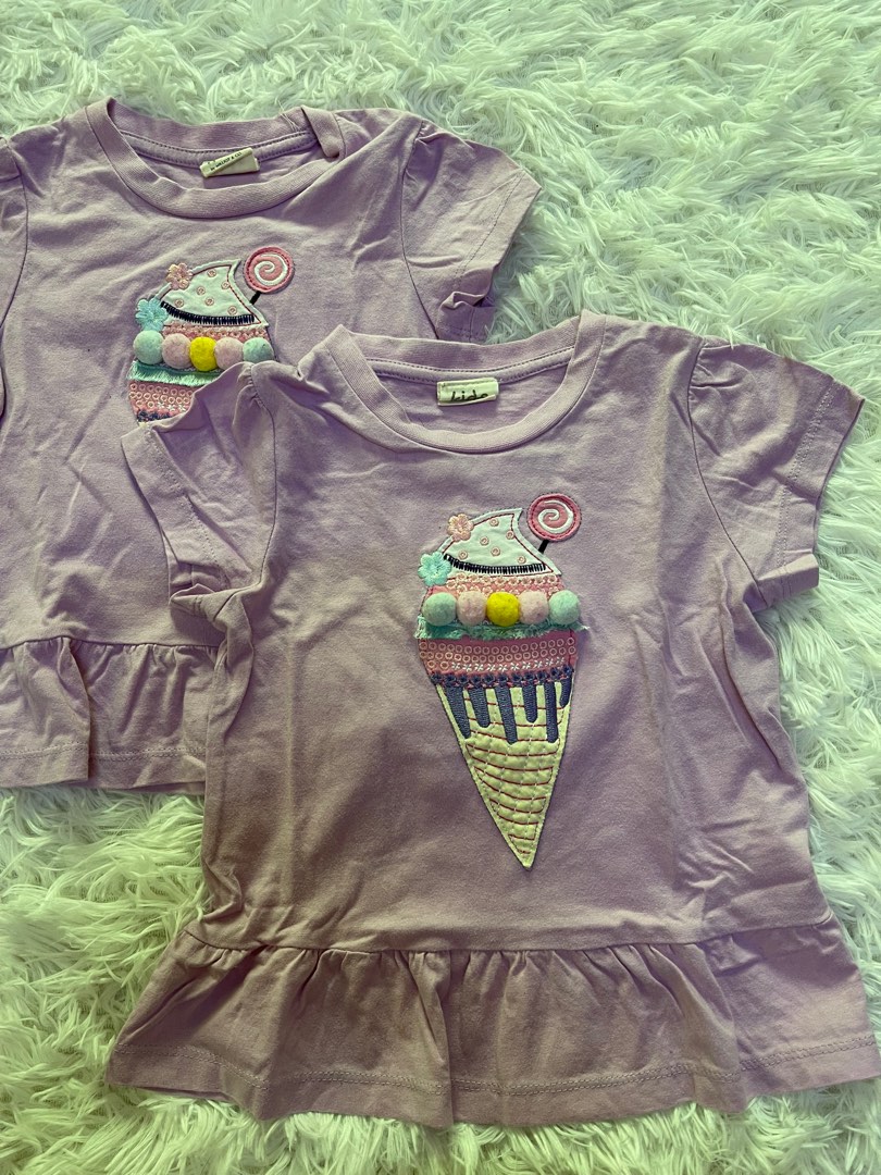 (3&4Y) Garbine Girls Top, Babies & Kids, Babies & Kids Fashion on Carousell