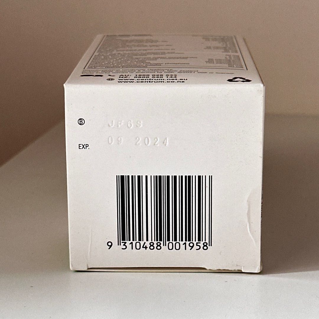 centrum advance barcode