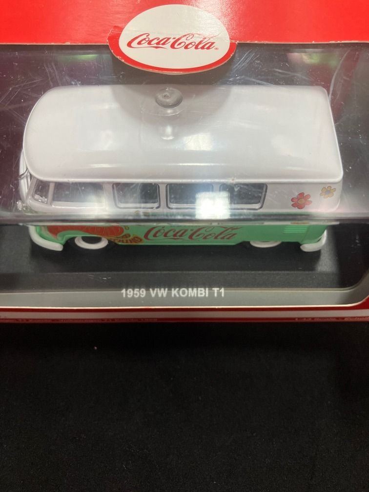 可口可樂 Coca Cola Bus mini buses 1959 Volkswagen 1:43 scale Echelle figure ...
