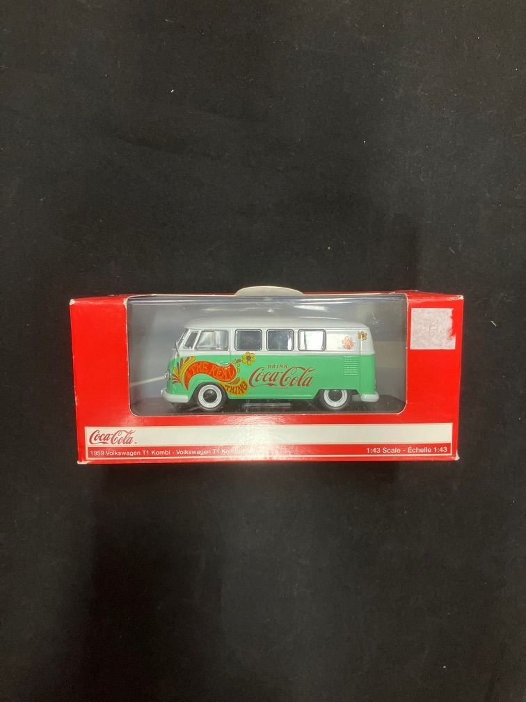 可口可樂 Coca Cola Bus mini buses 1959 Volkswagen 1:43 scale Echelle figure ...