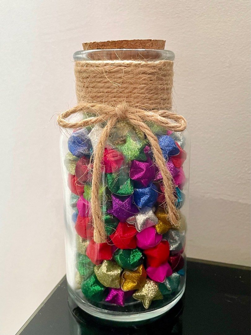 ⭐️ Origami Paper Stars In Jar ⭐️, Hobbies & Toys, Stationery & Craft ...