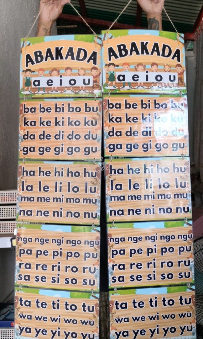 ABAKADA FULLY LAMINATED CHART, Babies & Kids, Infant Playtime on Carousell