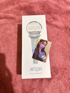 ON HAND aespa Official Light Stick aespa bong lightstick sealed ...