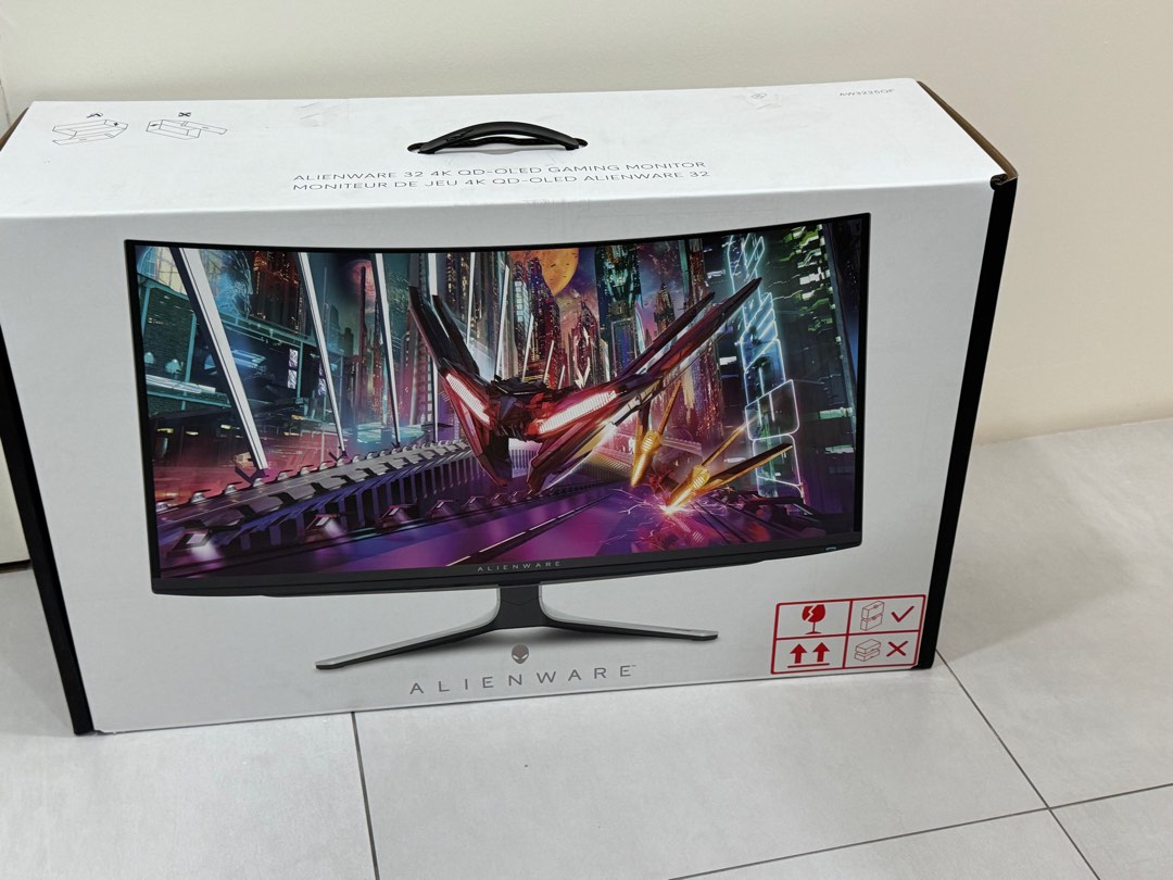 Alienware Aw3225Qf, Computers & Tech, Parts & Accessories, Monitor Screens on Carousell