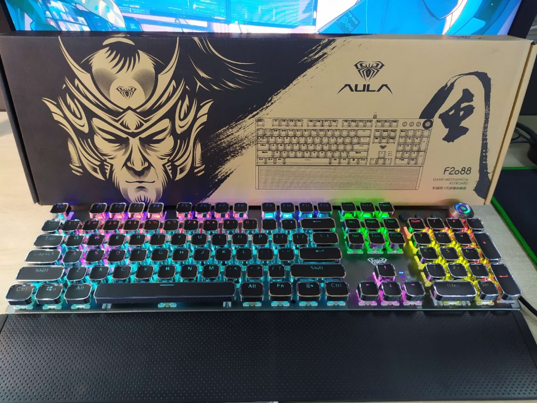 AULA F2088 Game Mechanical keyboard, Computers & Tech, Parts ...