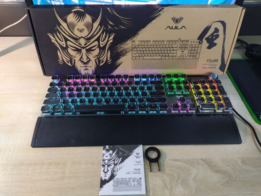 AULA F2088 Game Mechanical keyboard, Computers & Tech, Parts ...