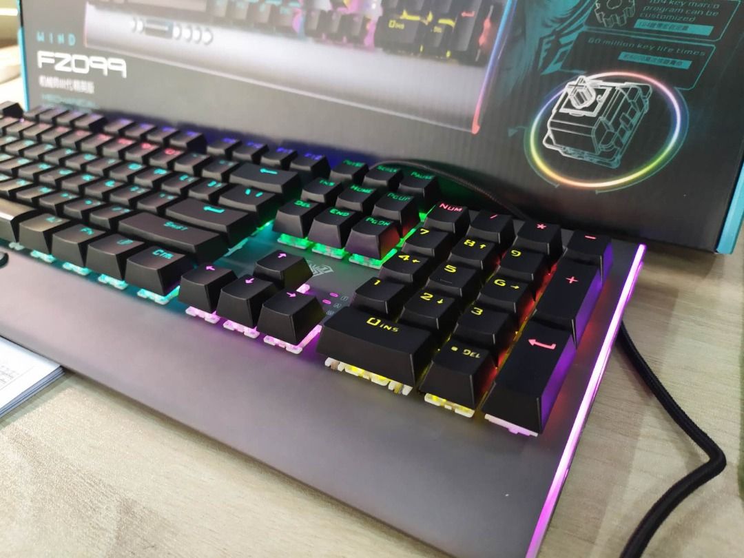 AULA Wind F2099 Wired only mechanical keyboard (BLACK), Computers ...