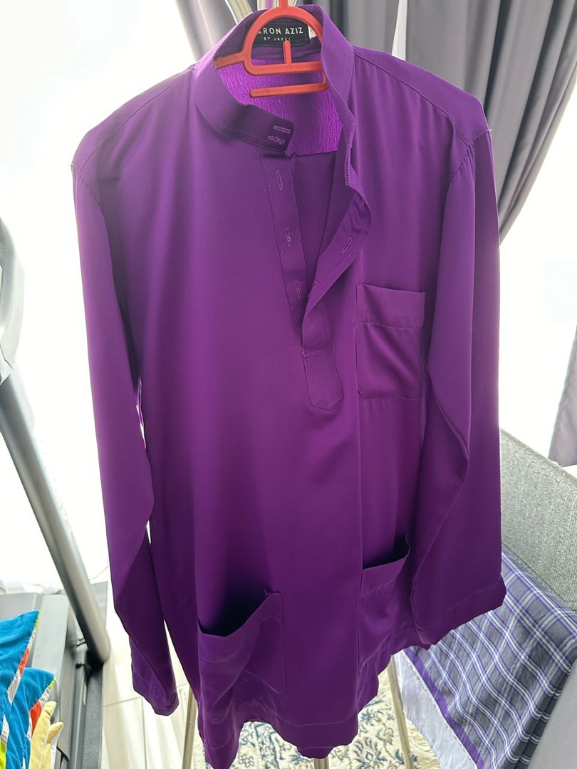 Baju Melayu Jakel Aaron Aziz, Men's Fashion, Muslim Wear, Baju Melayu ...