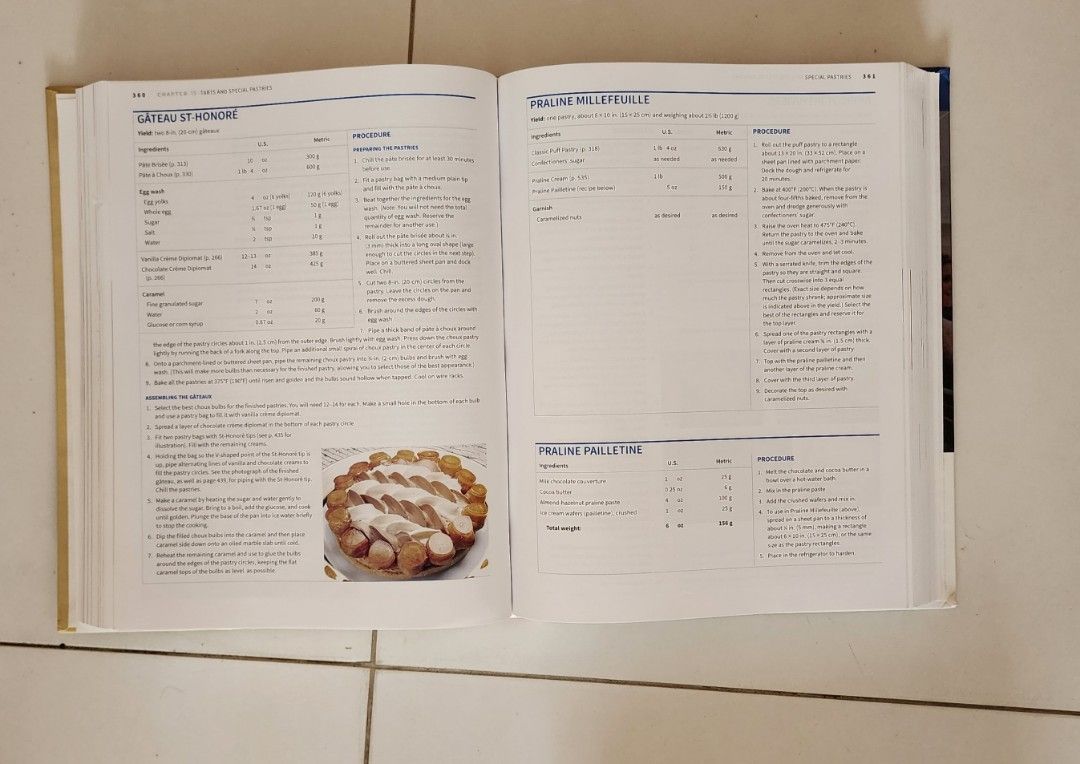 Baking professional book for chef students and those love baking ...