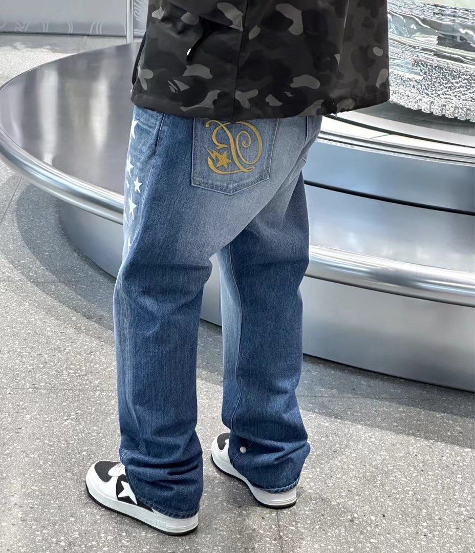 bape jeans baggy