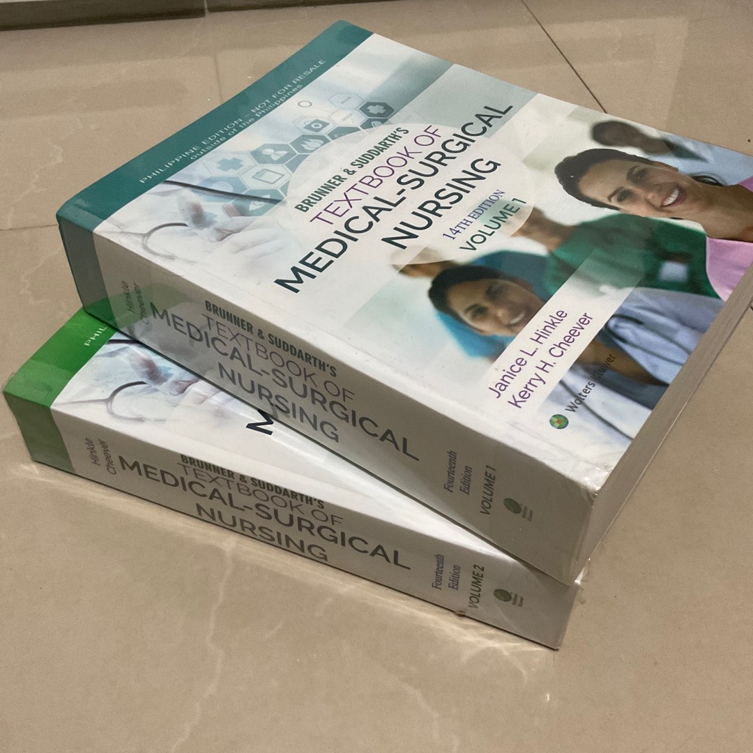 Brunner & Suddarth's Textbook of Medical Surgical Nursing Vol. 1 & 2 14th Edition, Hobbies ...