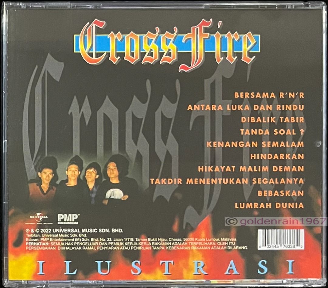 CROSSFIRE - Ilustrasi 2022 UNIVERSAL MUSIC ORIGINAL CD (Hard Rock ...