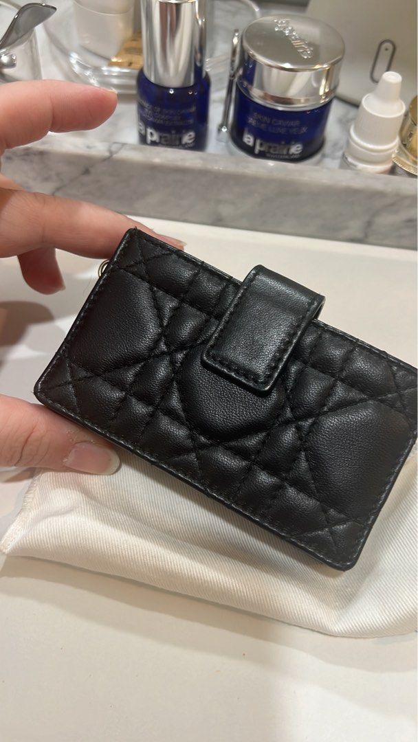 Dior Lady Dior Card Holder, Luxury, Bags & Wallets on Carousell