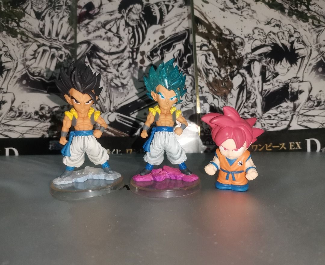 Dragon Ball Z Chibi Gogeta Set of 2 - Authentic Bandai Figure Japan ...
