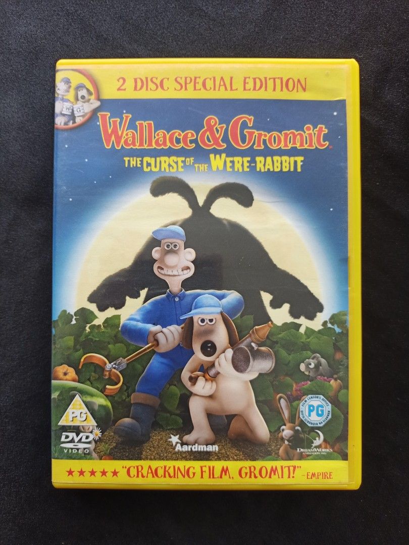 DVD Wallace & Gromit : The Curse Of The Were-Rabbit, Hobbies & Toys ...