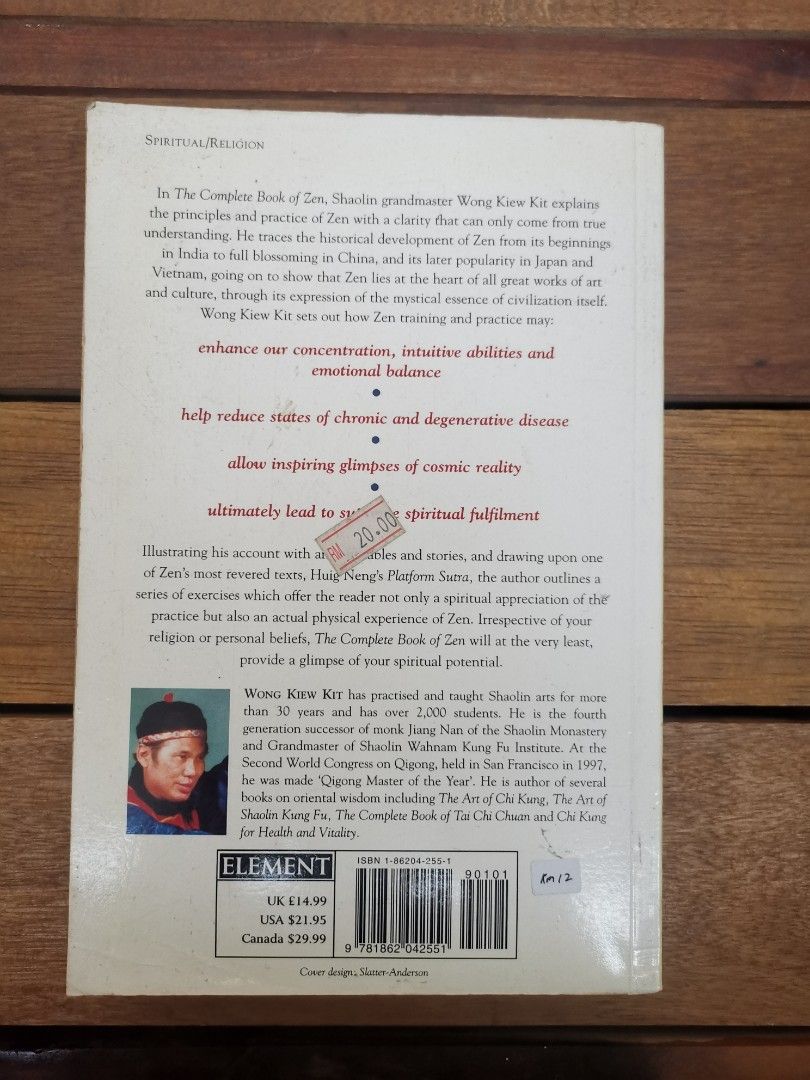 (ENG) The Complete Book Of ZEN, Hobbies & Toys, Books & Magazines ...