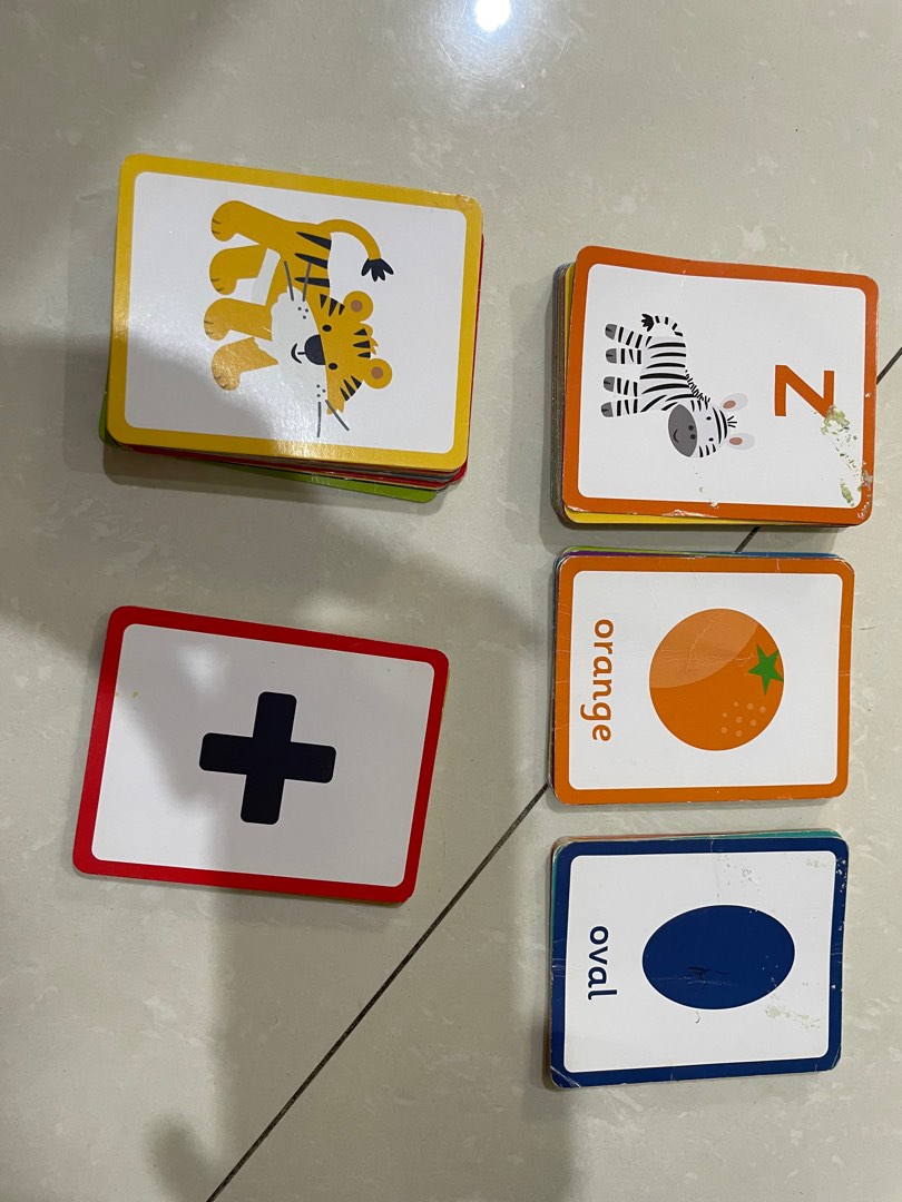 Flash card elc, Toys & Collectibles, Permainan Papan & Kartu di Carousell