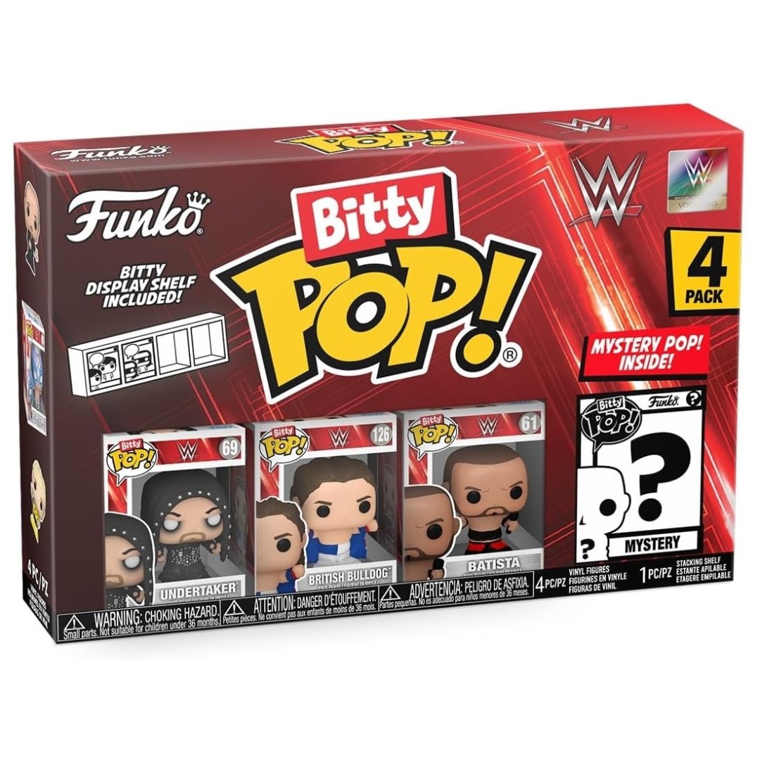 [Free Delivery] Funko Bitty POP! WWE 4-Pack Series - Undertaker ...