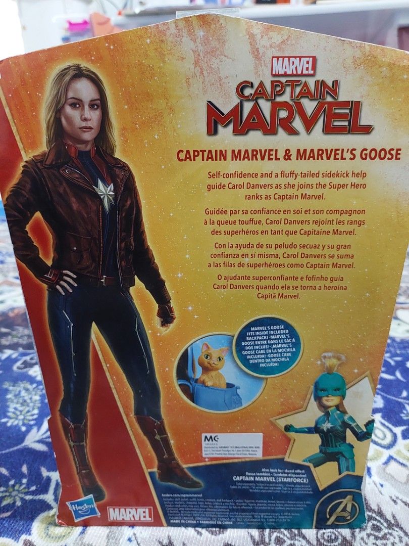 Hasbro CAPTAIN MARVEL& MARVEL'S GOOSE THE CAT DOLL SET, Hobbies & Toys ...