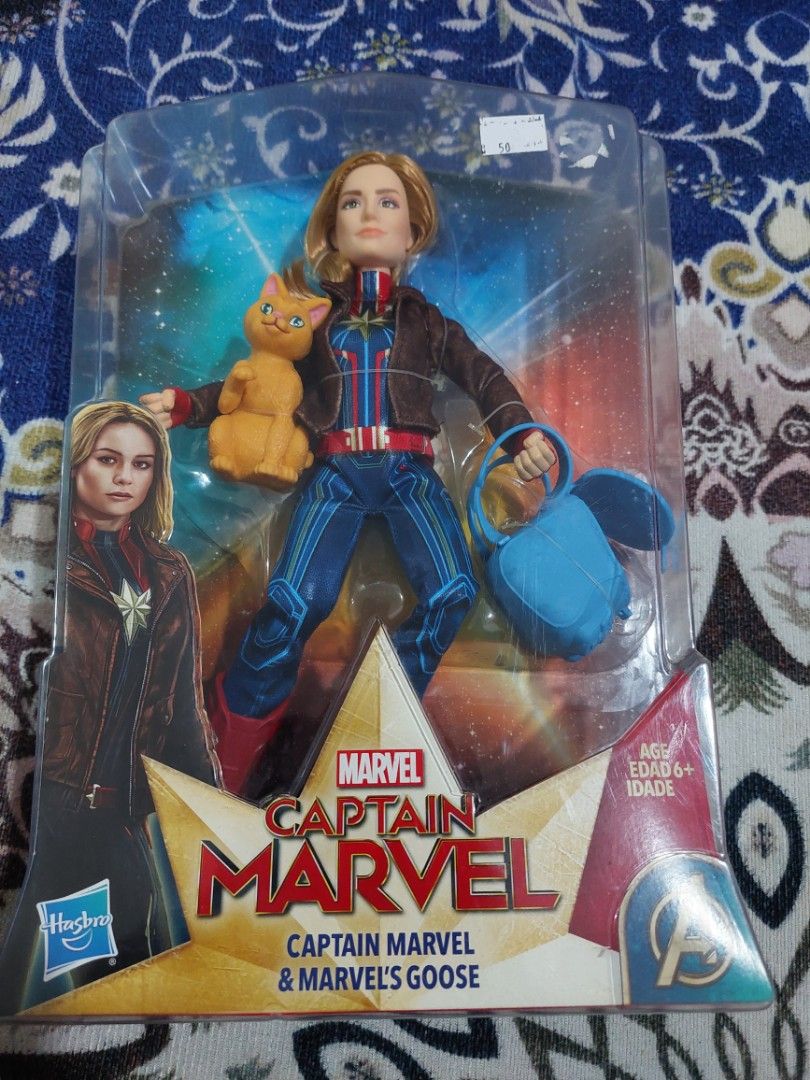 Hasbro CAPTAIN MARVEL& MARVEL'S GOOSE THE CAT DOLL SET, Hobbies & Toys ...