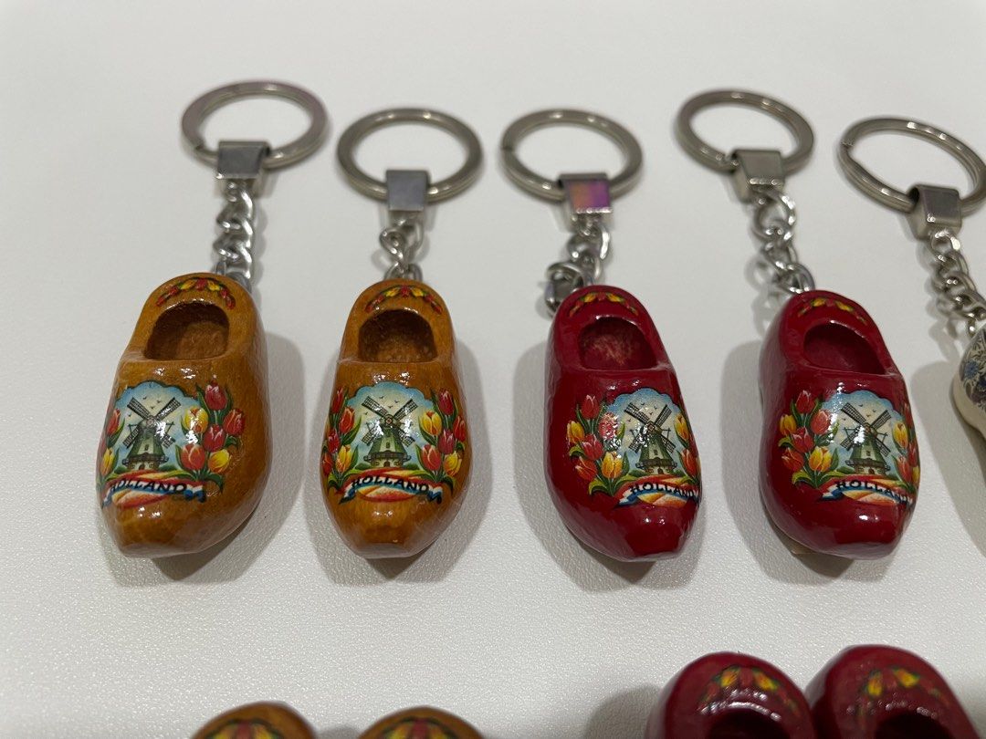 Holland wooden clog keychain and magnet, Hobbies & Toys, Collectibles ...