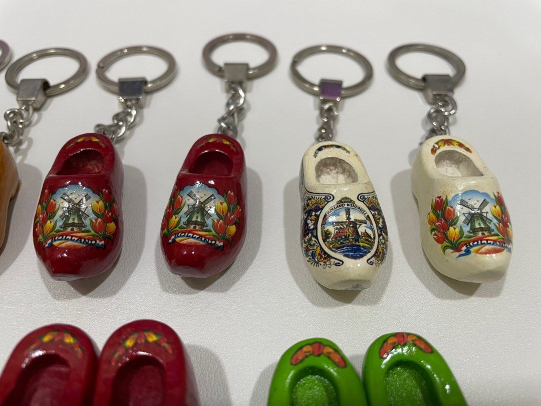 Holland wooden clog keychain and magnet, Hobbies & Toys, Collectibles ...