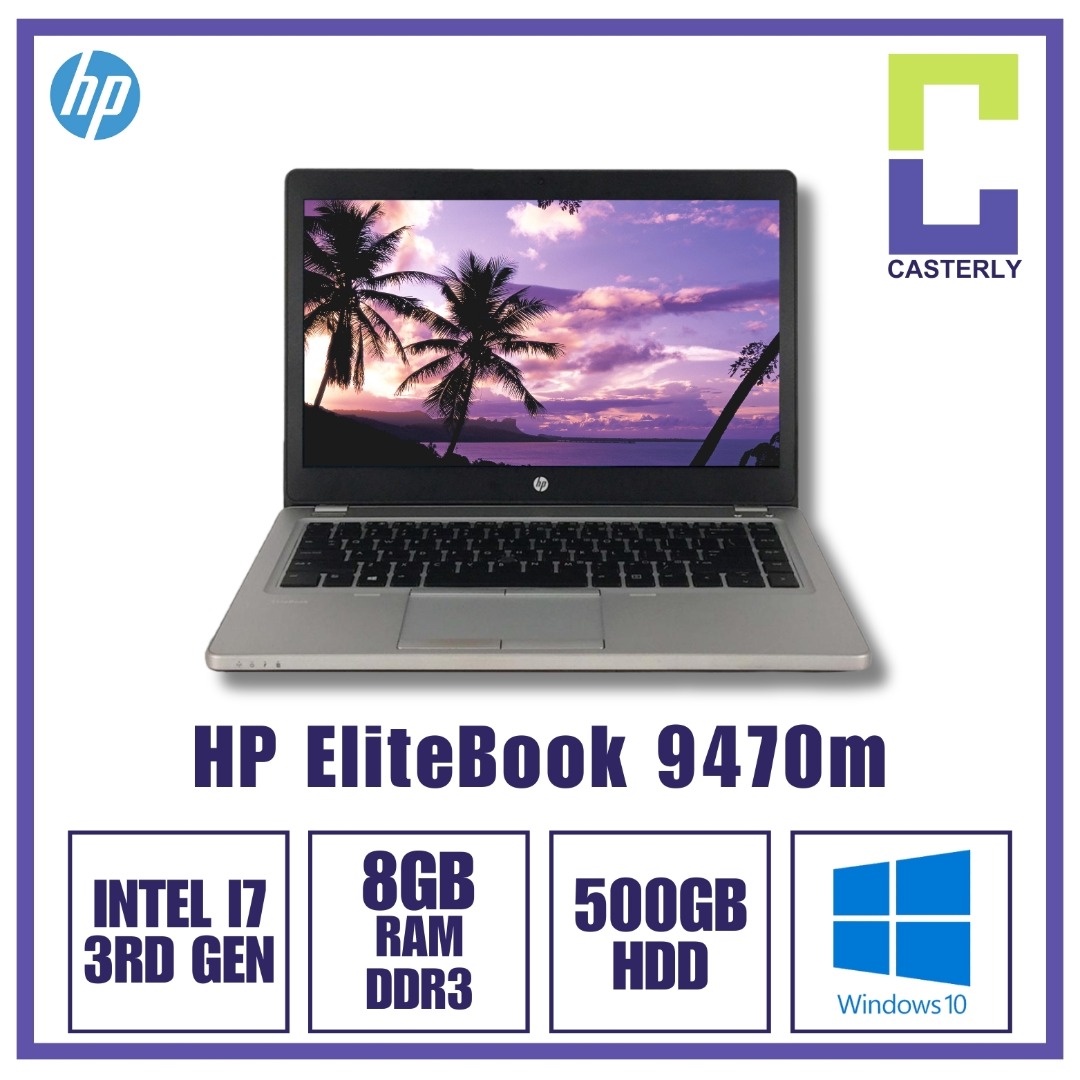HP EliteBook 9470m Laptop | 12 inches LED Display | Intel Core I7 3rd ...