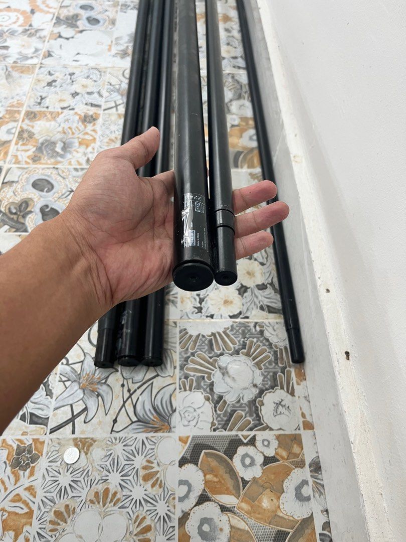 IKEA Hugad & Racka, Furniture & Home Living, Home Decor, Curtains & Blinds on Carousell