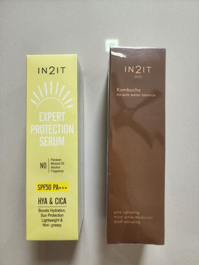 In2it Kombucha essence & Sun protection serum, Beauty & Personal Care ...