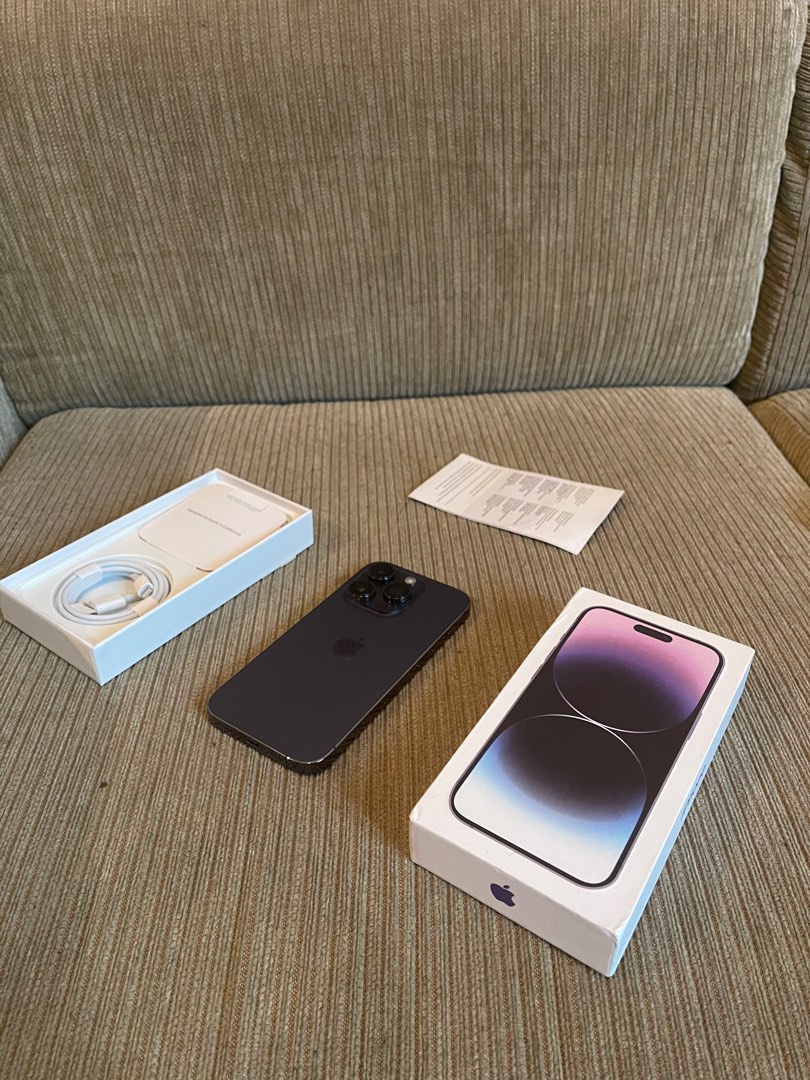 iphone 14 pro 256gb garansi resmi ibox deep purple, Telepon Seluler ...