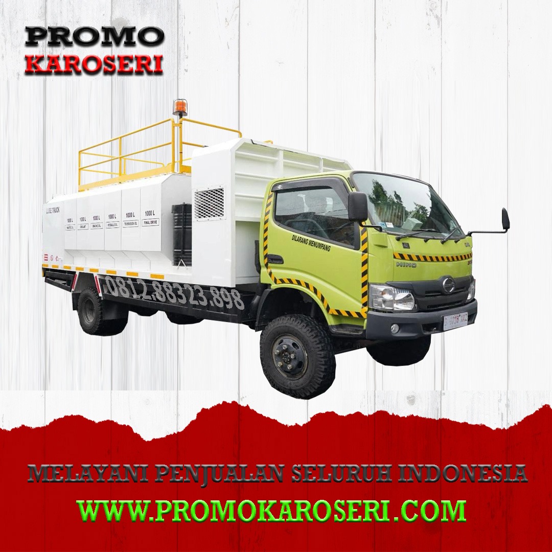 Karoseri Truck Tangki Lube Service 4X4 / 4WD, Mobil & Motor, Mobil ...