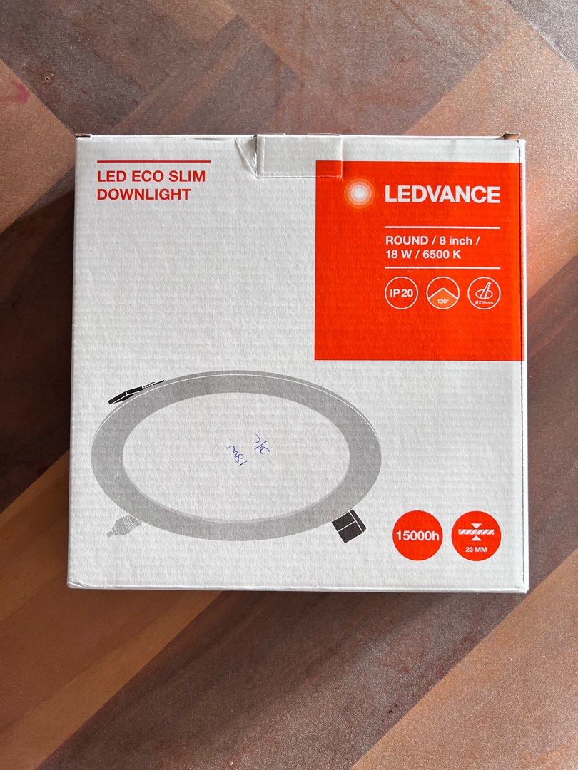 LED Eco Slim Downlight, Furniture & Home Living, Lighting & Fans ...