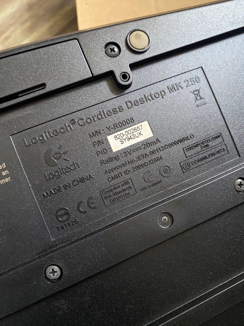 Logitech Mk250 Wireless Keyboard Computers And Tech Parts And Accessories Computer Keyboard On